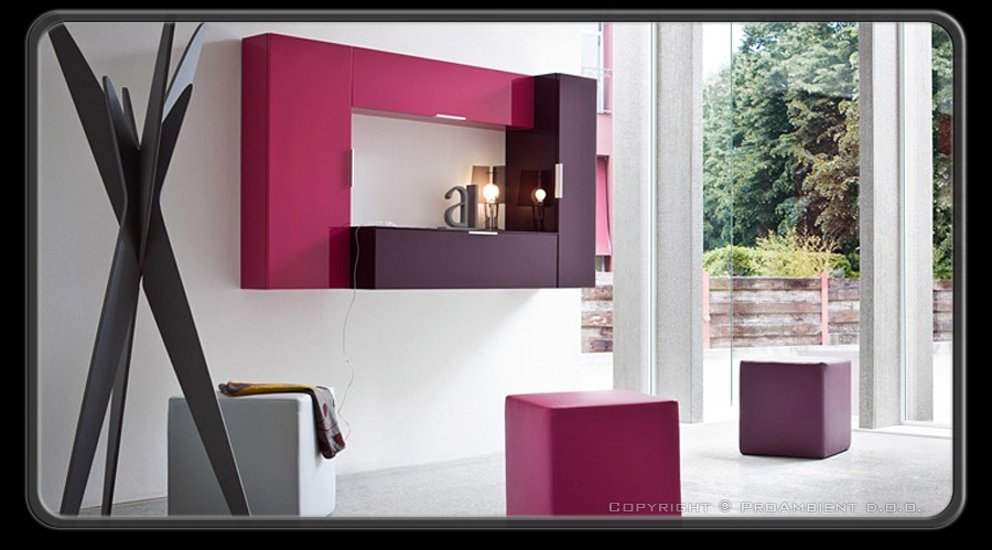 Moderne predsobe - pohištvo - predsobe po meri